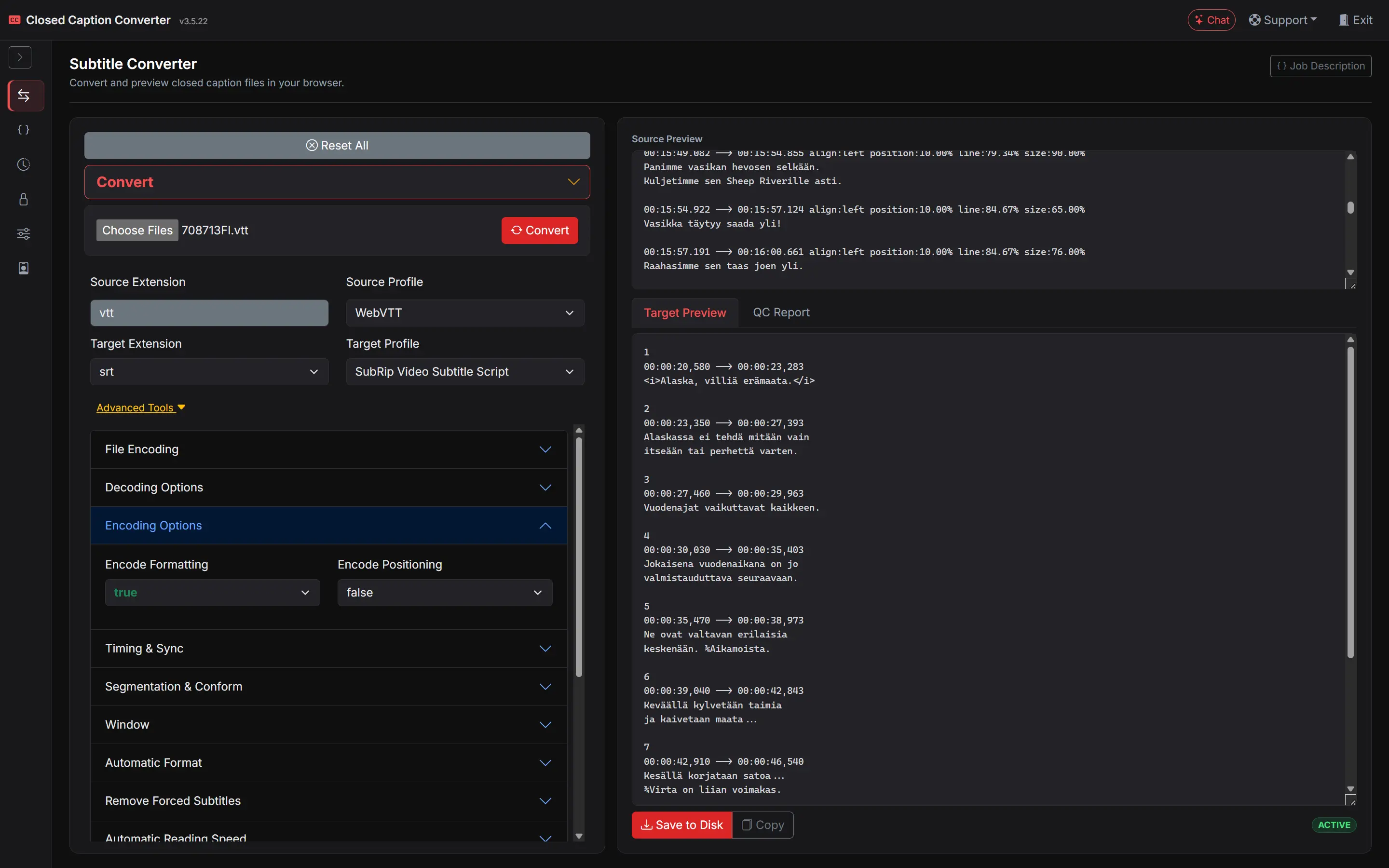 Overview | Closed Caption Converter
